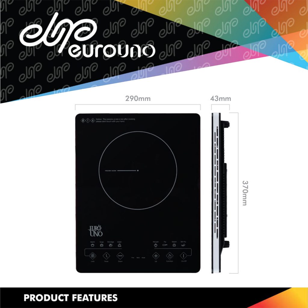 Euro Uno Induction Cooker EUIC-2000 - Milux
